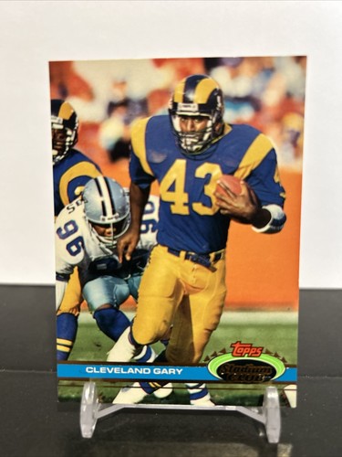 1991 Stadium Club Football Cleveland Gary Los Angeles Rams #80 | eBay