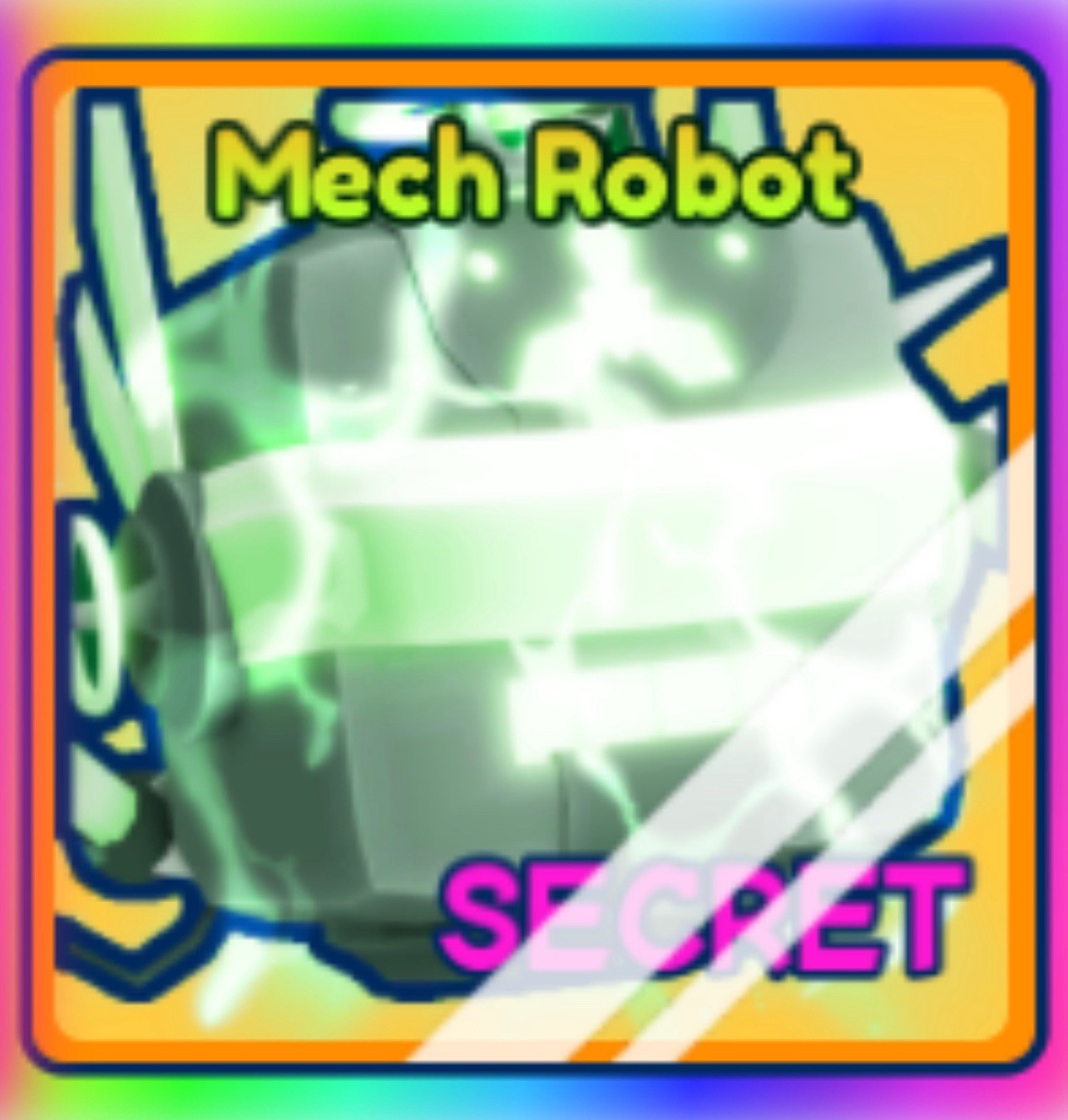 Shiny Mech Robot - Bubble Gum Simulator Infinity/BGSI | eBay