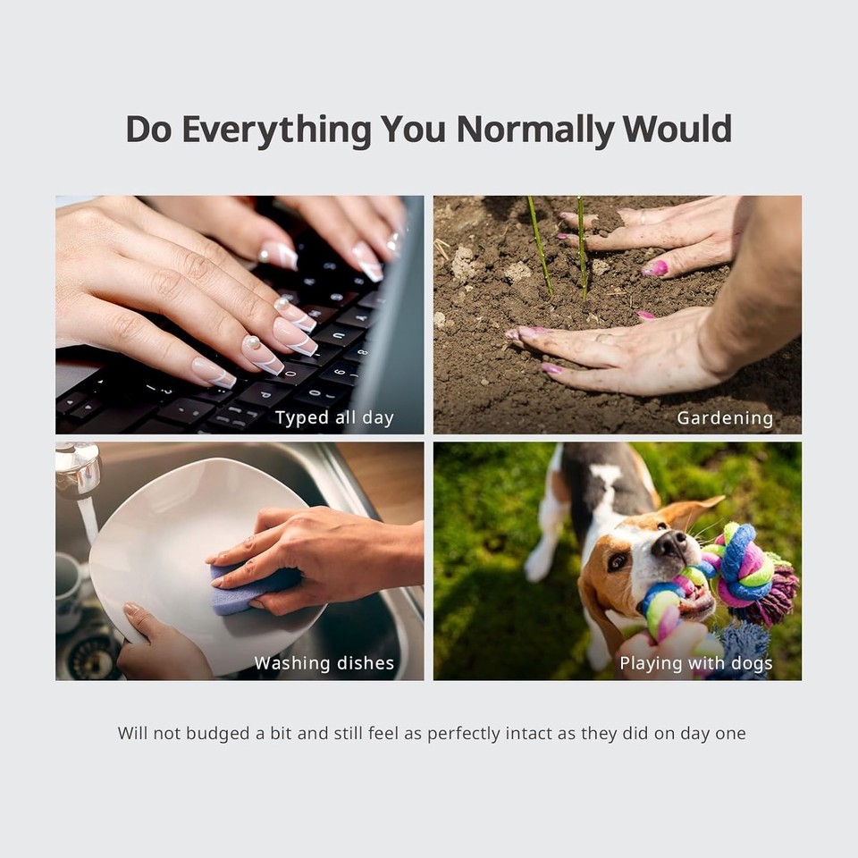 Press On Nails Short - Lamp-Curable Leopard French Tip Almond Press On ...