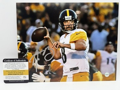 Aaron Rodgers Signed 8x10 Photo Pittsburgh Steelers 4x NFL MVP PRO CERT ...