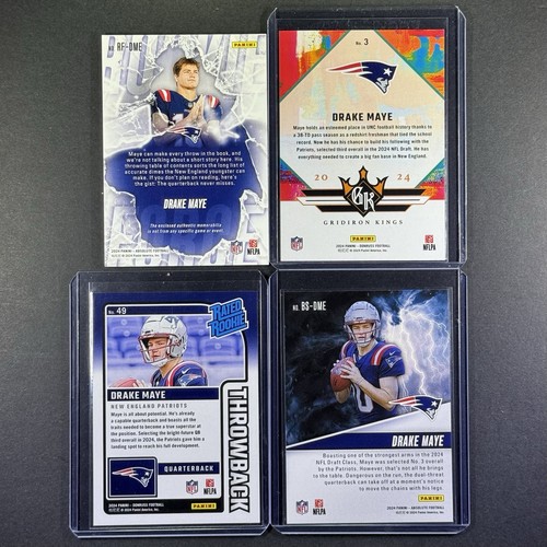 2024 DRAKE MAYE PANINI ABSOLUTE ROOKIE #RF-DME JERSEY PATCH PATRIOTS RC ...