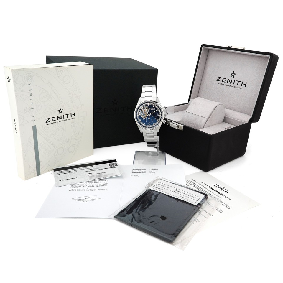 ZENITH El Primero Chronomaster 03.20416.4061/51.M2040 Automatic Blue ...