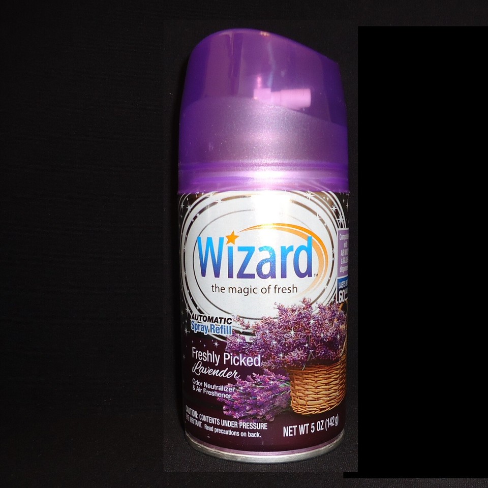 12 Wizard Automatic Spray Refill Freshly Picked Lavender SEE NOTE ...