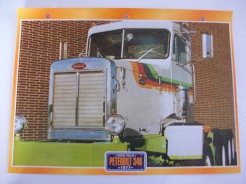1977 PETERBILT 346 PUBLIC WORKS TRUCK CARD | eBay