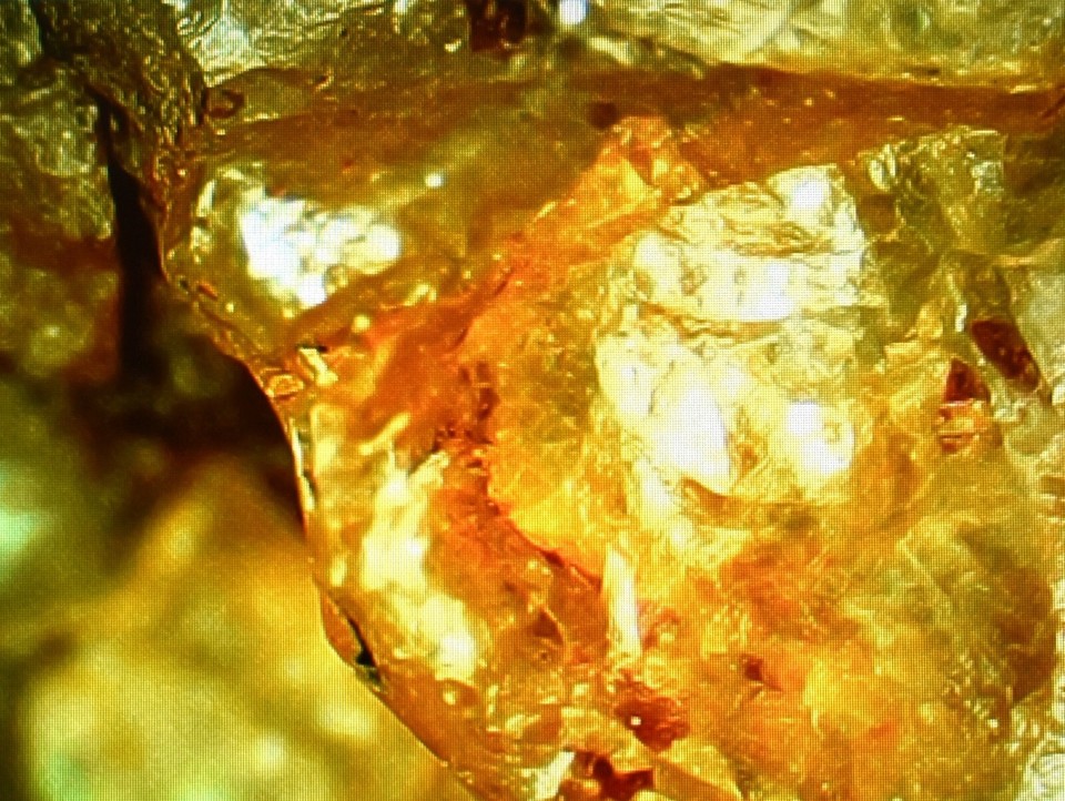 Gold Ore Crystal Cluster Gemmy 1800s Ore Knob Copper Mine North ...
