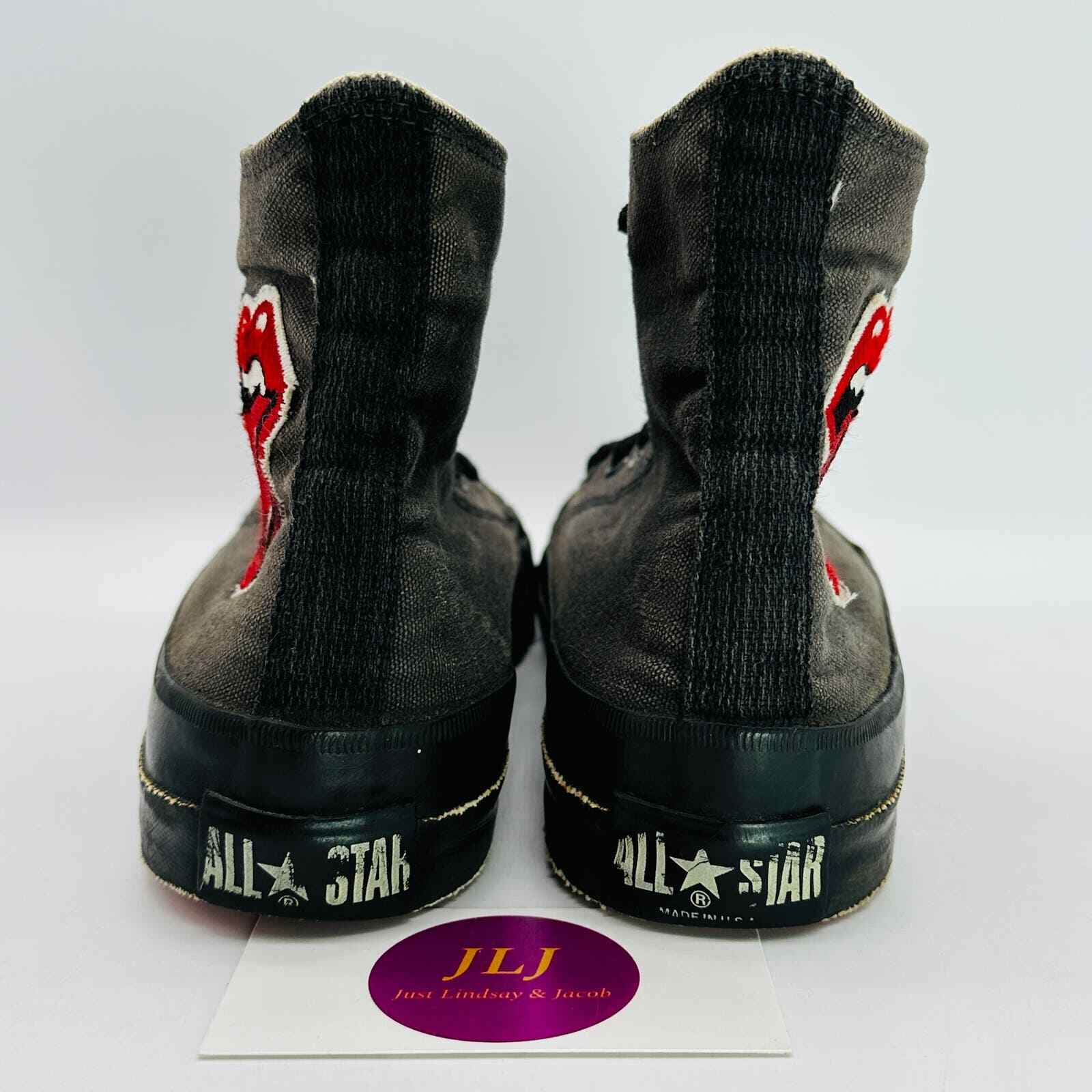 Converse Rolling Stones Steel Wheels Sneakers Rare Vintage Made in USA ...