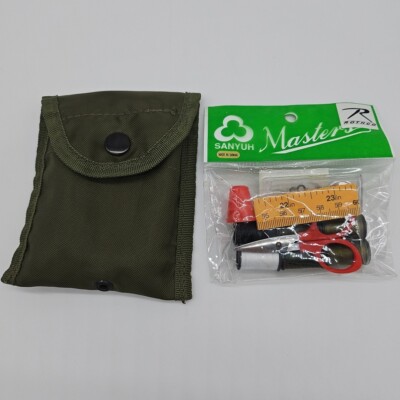 New Emergency Sewing Repair Kit Case Small Pouch Belt Clip Compact ...