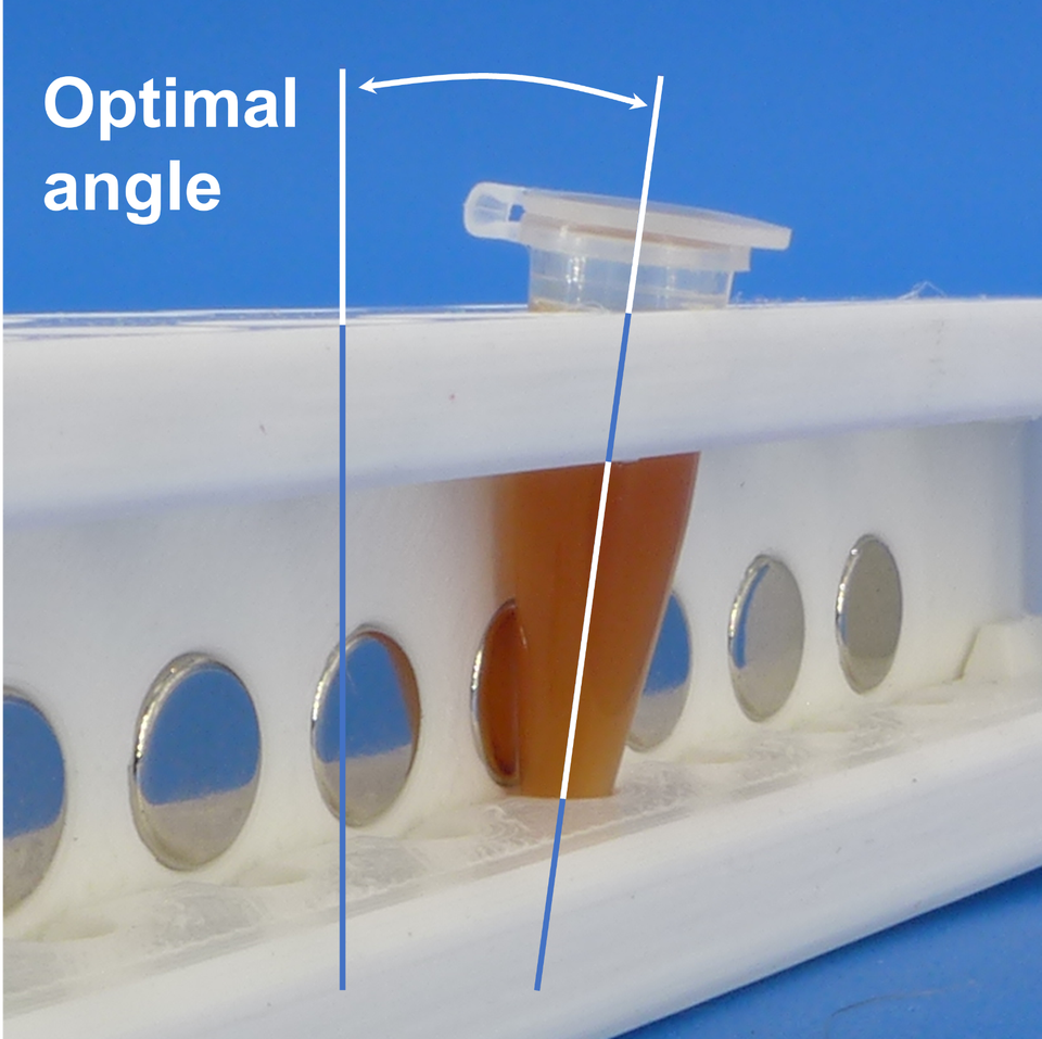 Magnetic rack for DNA, RNA, protein purification, for PCR tubes (100 ...