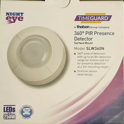 TIMEGUARD SLW360N 360 DEG PIR PRESENCE DETECTOR(SURFACE MOUNT) | eBay UK