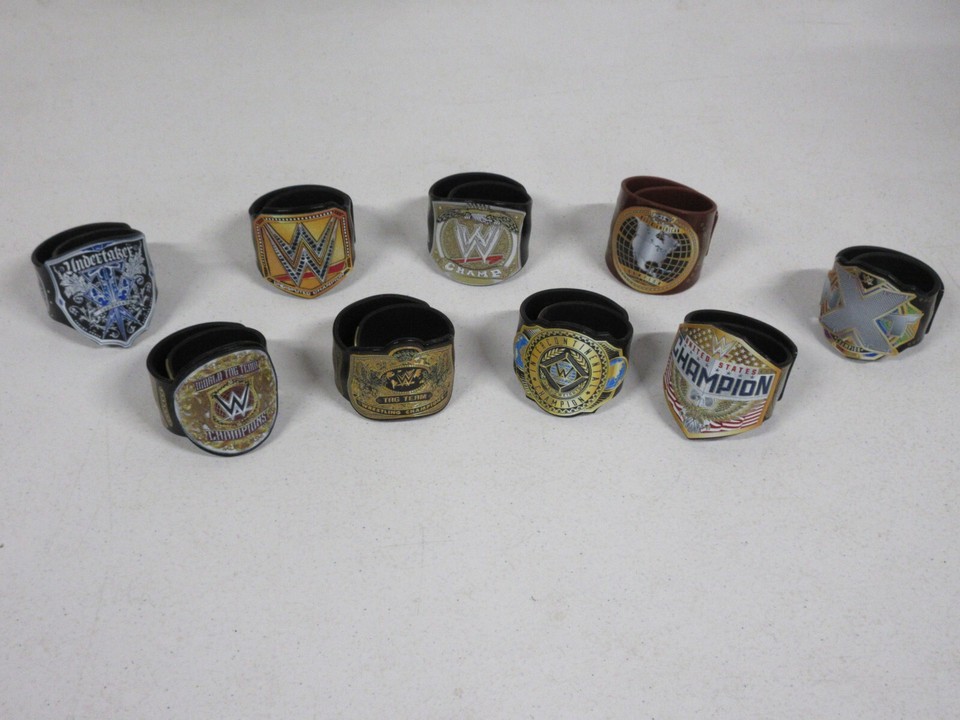 WWE Championship Title Slap Band Series 1 -Choose Your Belt To Complete ...