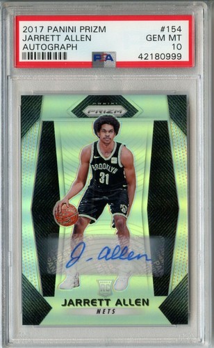 2017-18 Panini Prizm Jarrett Allen Auto Autograph Rookie RC PSA 10 GEM ...