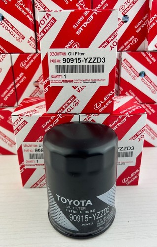 3 New For Toyota Lexus Oil Filter 90915-YZZD3 4Runner Tundra Tacoma Set ...