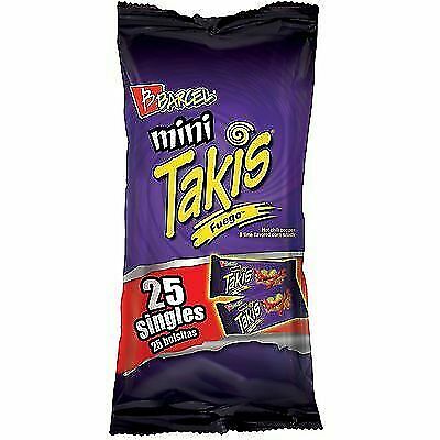 Mini Takis Fuego Snack Packs 25 Single Ct Exp April 2020 for sale ...