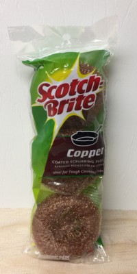Scotch-Brite 2.8 in. Copper Coated Scouring Pad (3-Pack) | eBay