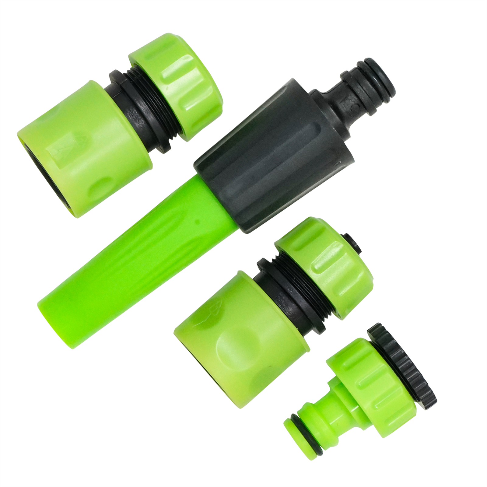 4pcs Hose Pipe Connector Set 1/2" Water Watering Garden Tap Adaptor ...