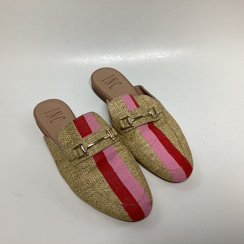 INC International Concepts Womens Gannie21 Closed Toe Mules Straw Shoes ...