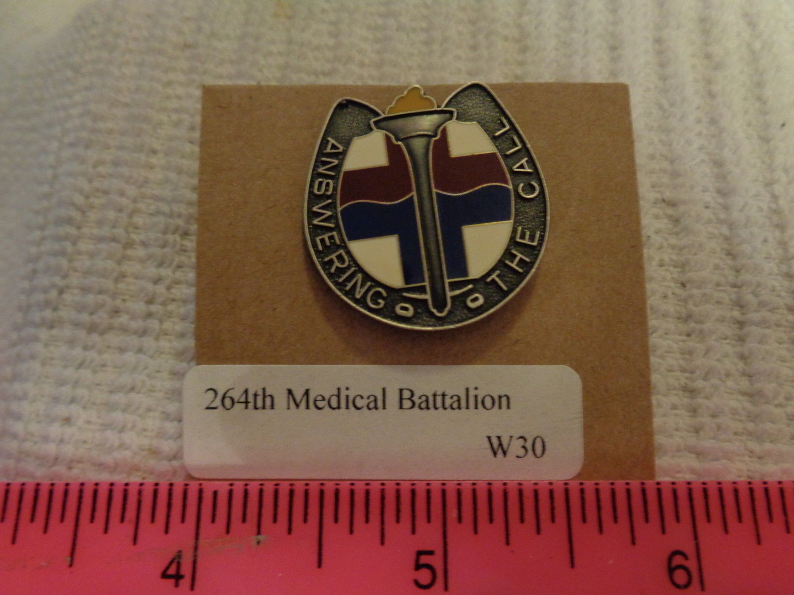 264th Medical Battalion W-30 Unit Crest, DI, DUI (DRAW#V4) | eBay
