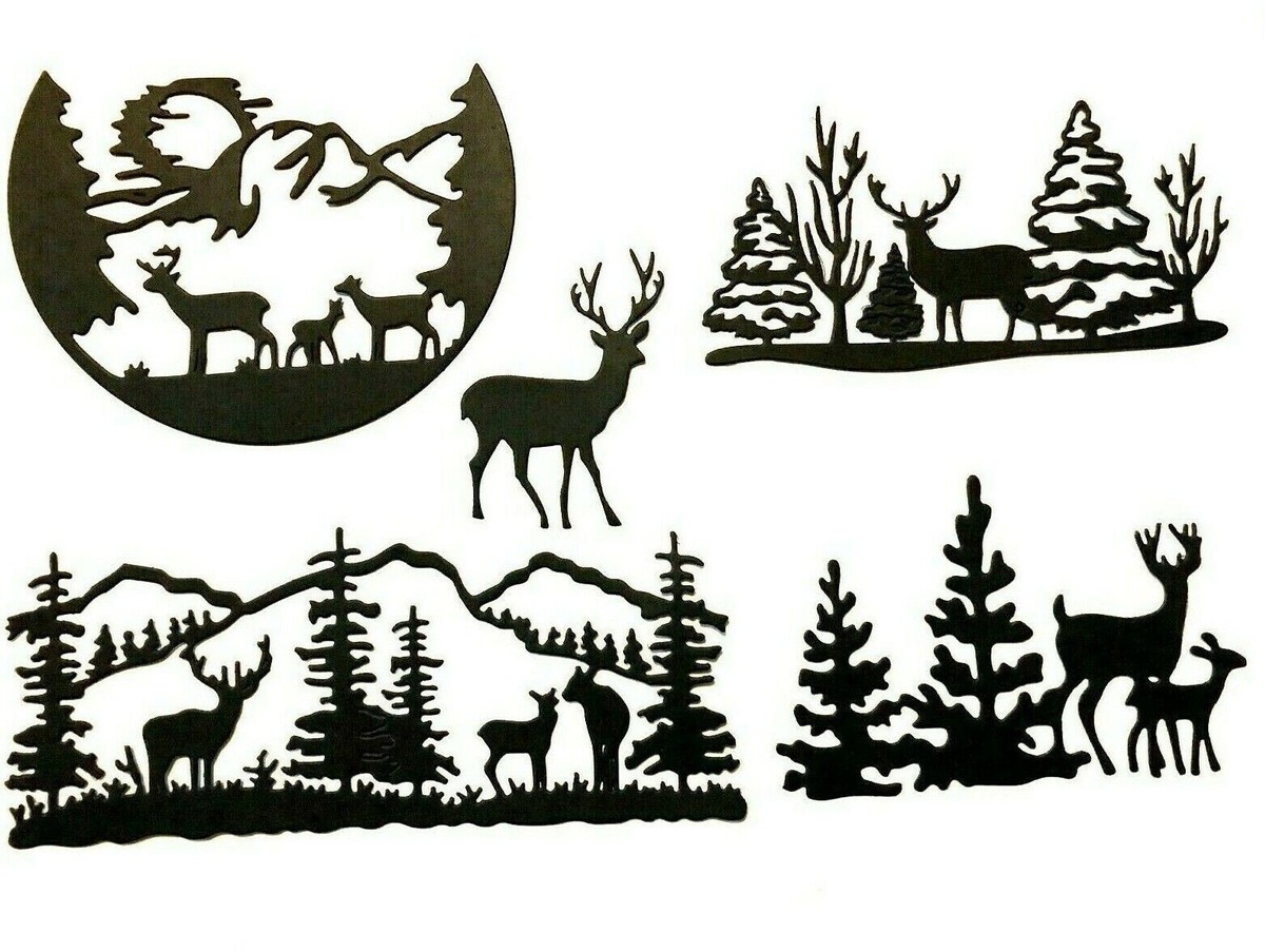 Buck And Doe Silhouette Clip Art
