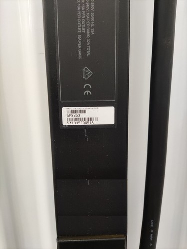 APC AP8853 PDU Rack with Meter 2G, 0U, 7.4 kW 230V 32A, (36) C13 and (6 ...
