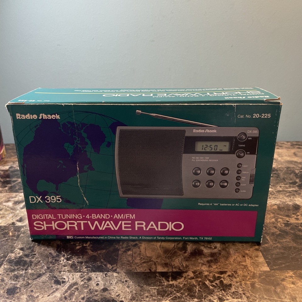 VTG Radio Shack Shortwave Radio DX-395 MAKE OFFER Box & Manual - NEVER ...