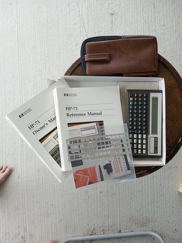 Hewlett Packard HP-71B Calculator With Manuals In Box, Very Good ...