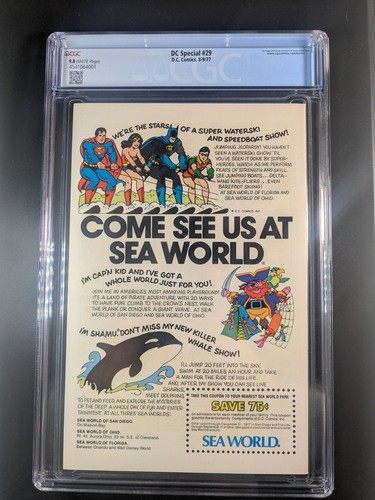 DC Special #29 (DC Comics 1977) CGC 9.8, WHITE PAGES! Hitler Cover ...