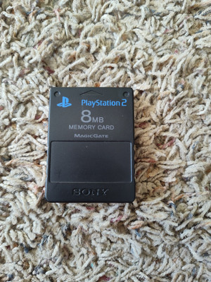 Sony Playstation 2 PS2 Official OEM MagicGate 8mb Memory Card Genuine ...