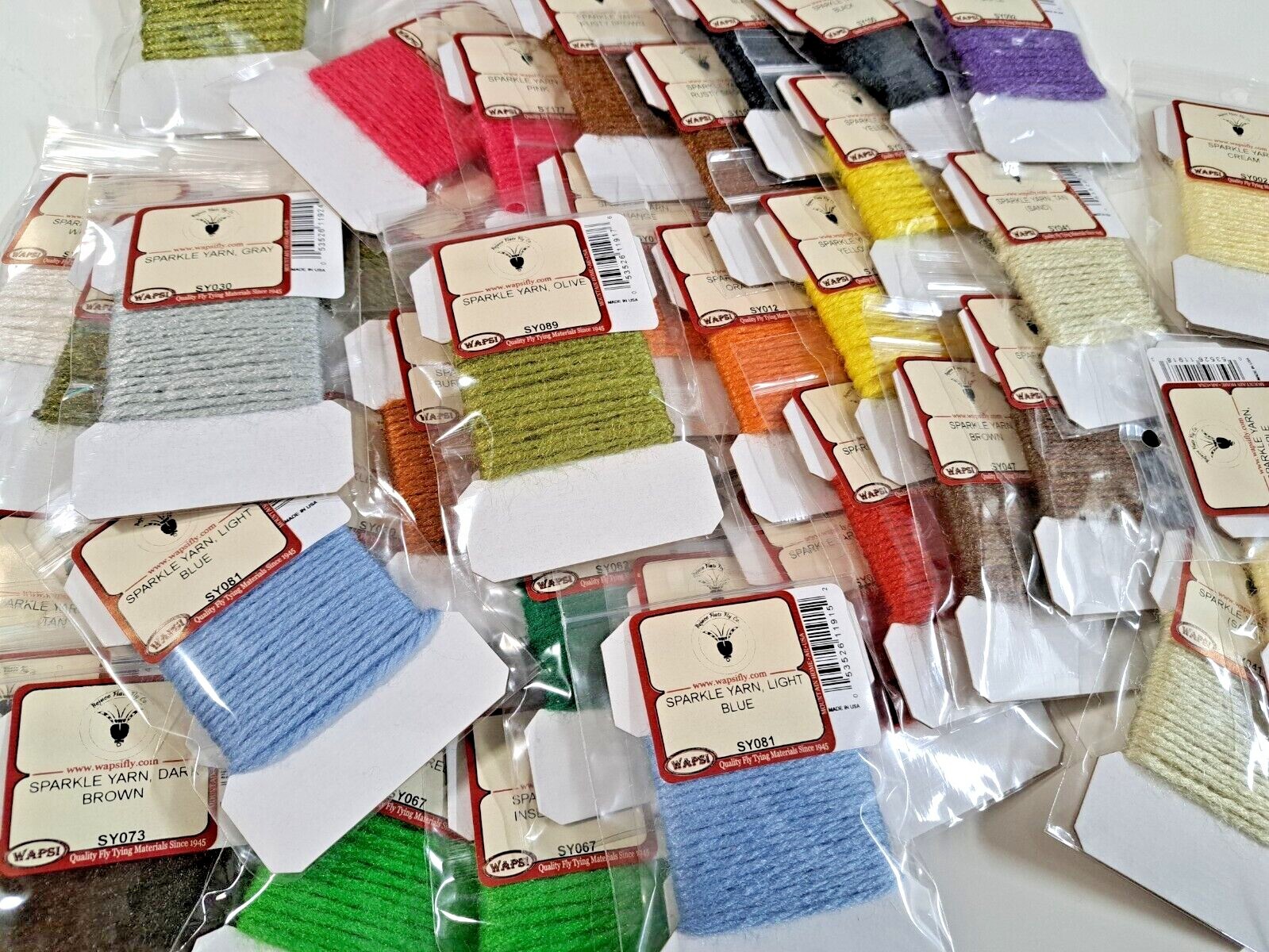 Wapsi Sparkle Merkin Crab Yarn Fly Tying Same As Aunt Lydia 20 Colors ...