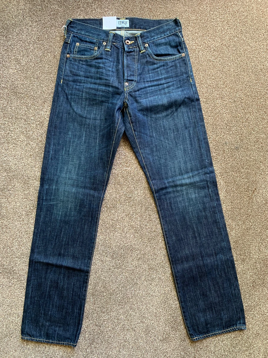 EDWIN JAPANESE SELVEDGE Denim Jeans, ED33M, Made In Japan,, 42% OFF
