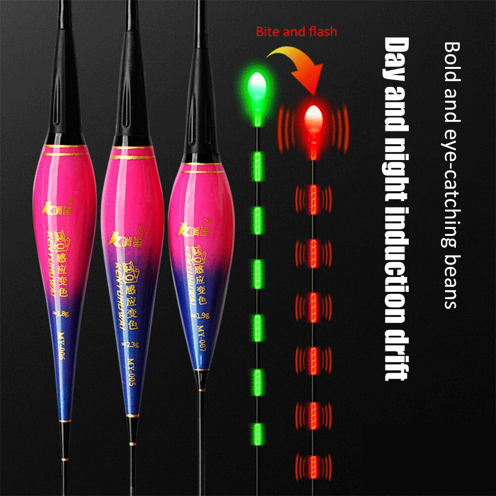 Luminous Fishing LED Light Float Top Water Electronic Buoy Fishing Gear ...
