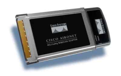 Cisco Aironet PCMCIA Wireless LAN 802.11a/b/g WiFi CardBus Adapter PC ...