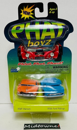 New 2002 Phat Boyz 1949 Mercury & 1956 Ford Pick-up 2 car set 1:64 ...