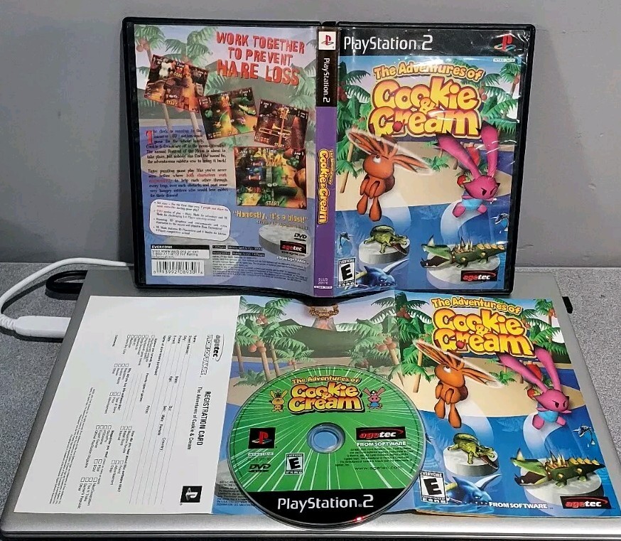 PS2 - Adventures of Cookie and Cream PlayStation 2 Complete W/ Manual ...
