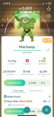 Shiny Machamp/Machoke Or Machop Pokémon Go Trade *Read Description*Safe ...