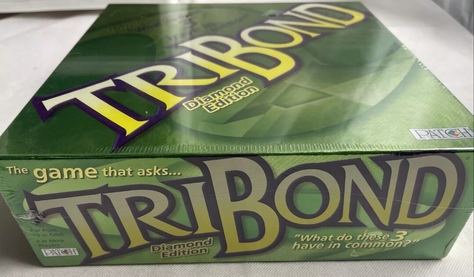 New Package TRIBOND Board Game Diamond Edition 1998 SEALED Ages 12 & Up ...