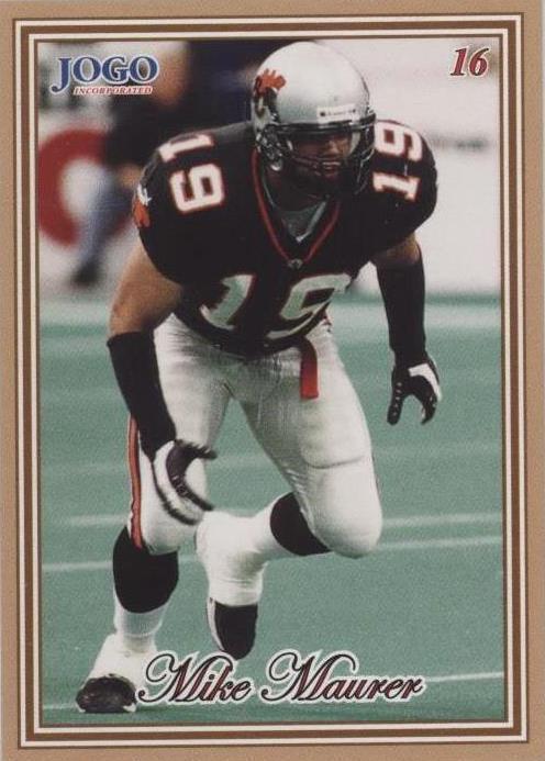 2001 Jogo CFL - Mike Maurer #16 (RC) for sale online | eBay