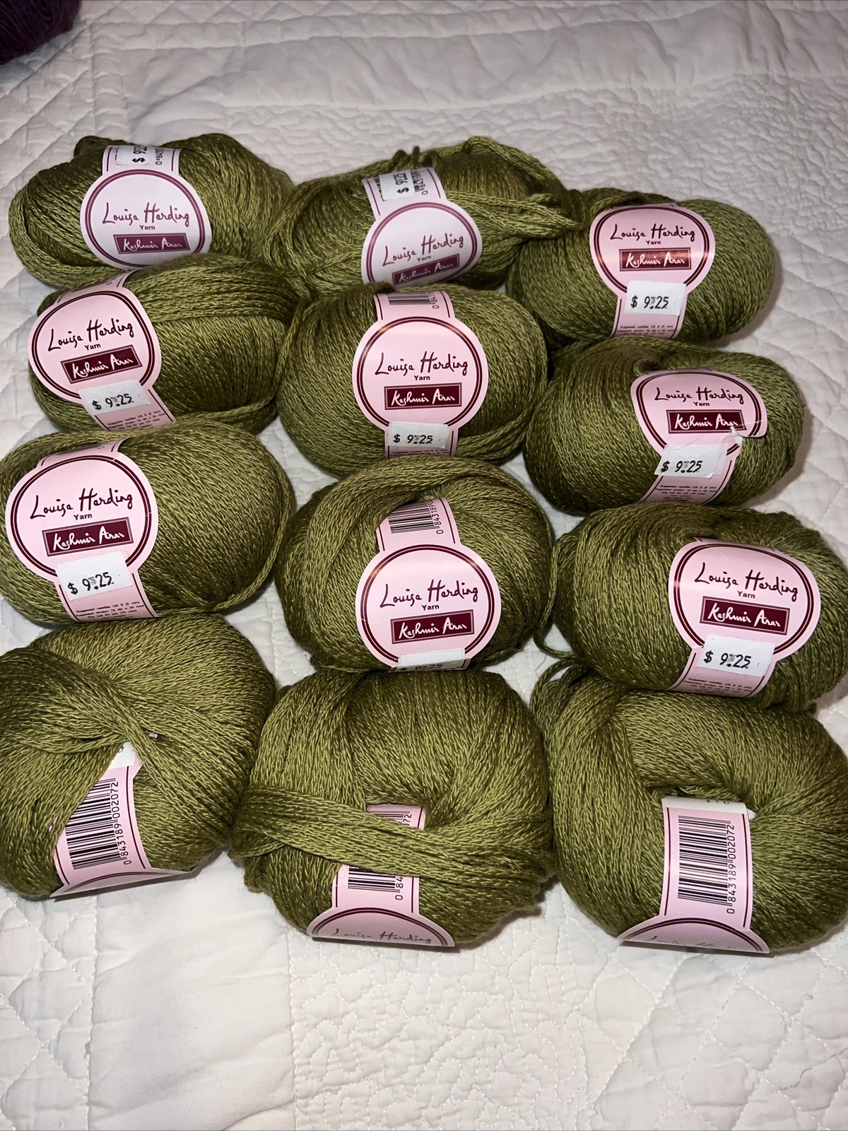 5 Skeins Louisa Harding Kashmir Aran Yarn Merino Wool/cashmere BL #6 ...