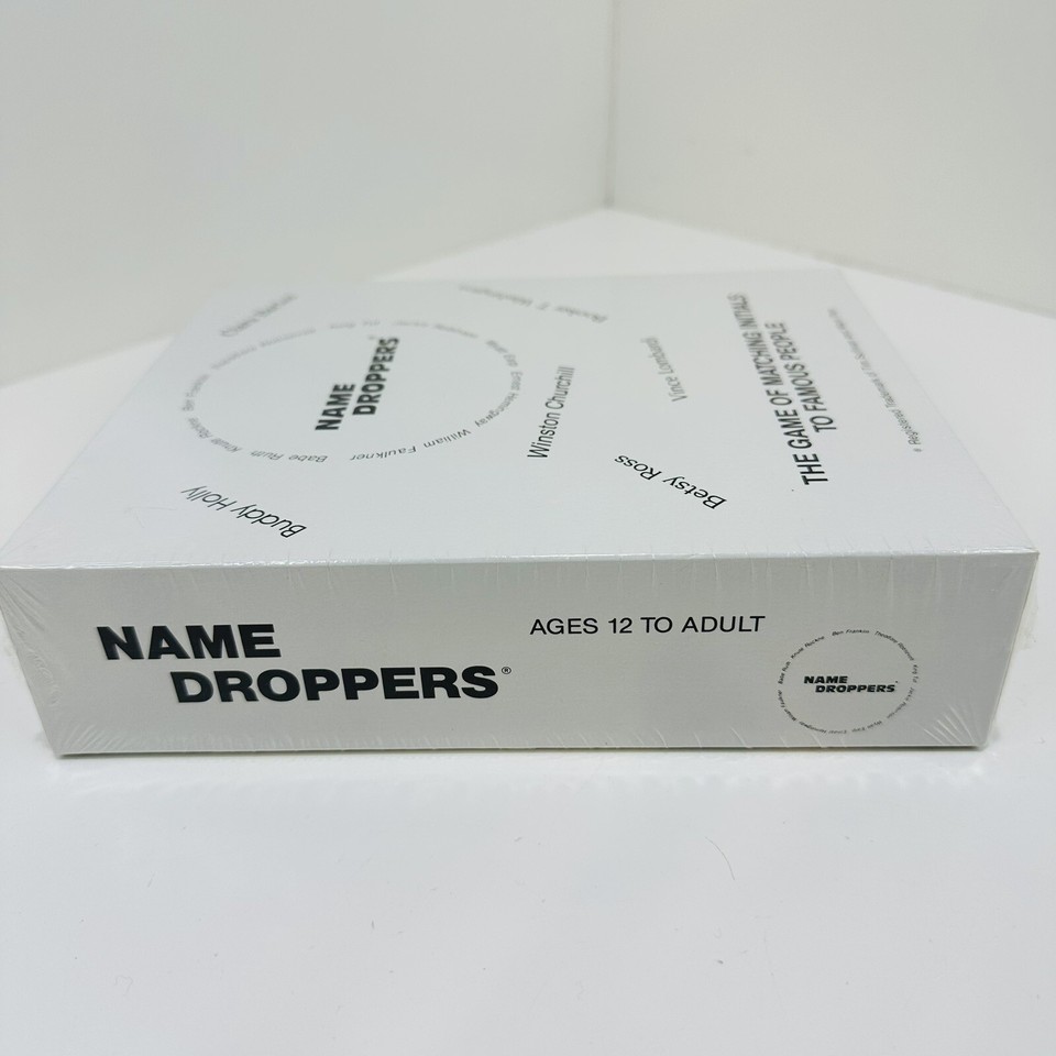Vintage Name Droppers The Initial Name Game Famous People Sullivan ...