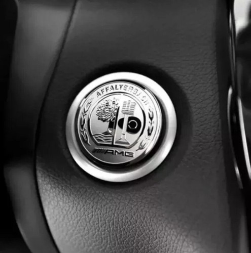 FOR Mercedes Benz AMG 37mm Sticker Start Button Keyless-go Comfort ...