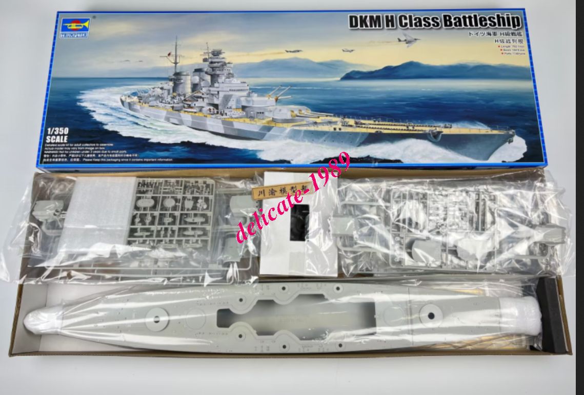 Trumpeter 05371 1/350 DKM H CLASS BATTLESHIP MODEL KIT | eBay