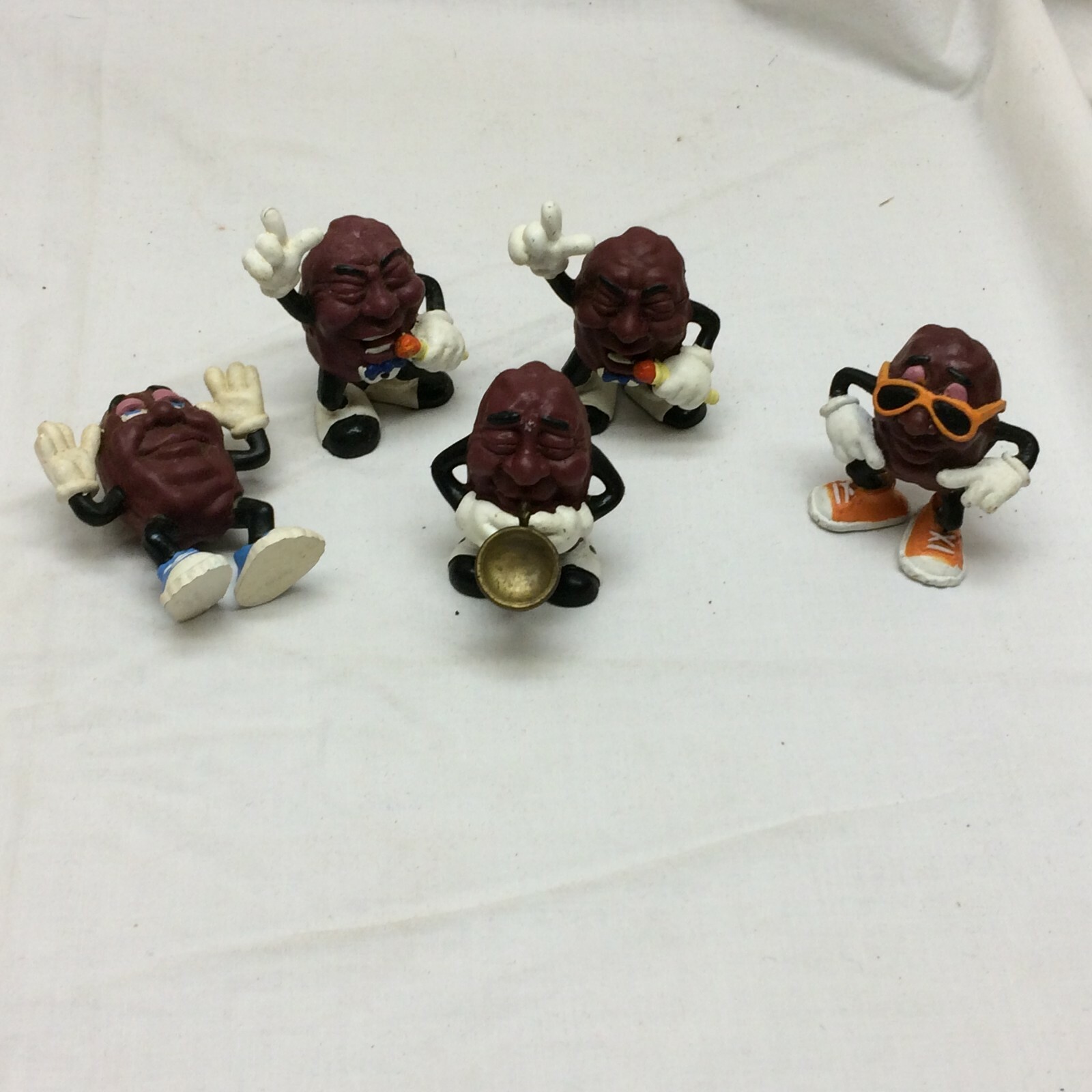 5 The California Raisin Guys Toys 1987 Music Guys | eBay