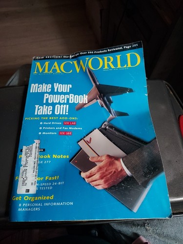 MAC WORLD MAGAXINE MAKE YOUR POWER BOOK TAKE OFF FEBRUARY 1993 | eBay