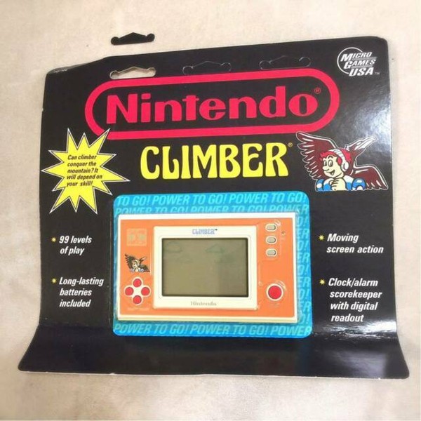 Nintendo LSI Game Watch Climber 1988 With Manual Tested and Works Well ...