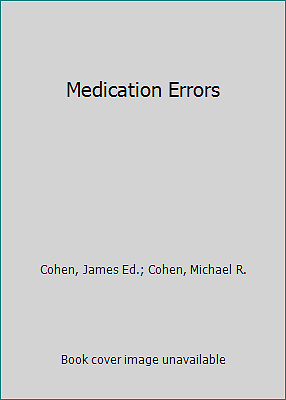 Medication Errors by Cohen, Michael 9781582120928 | eBay