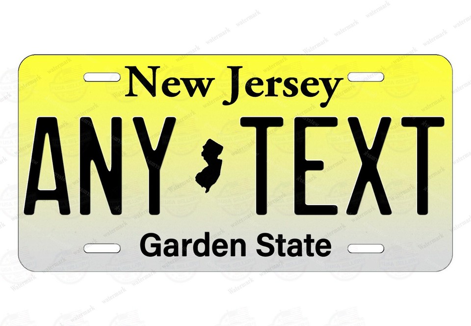 Vintage State License Metal Plate Tag Customized Auto Car Bicycle RV ...