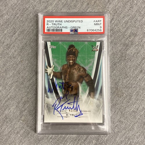 2020 Topps WWE Undisputed R-Truth "What's Up!" Autograph-Green PSA 9 | eBay