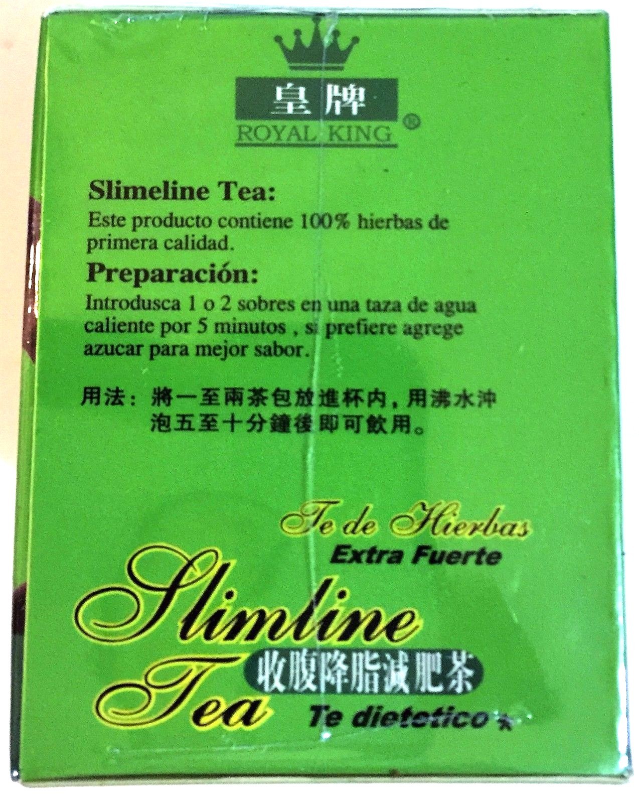 2 boxes Royal King Slimline Diet Tea (Extra Strenght Weight Loss) 40 ...