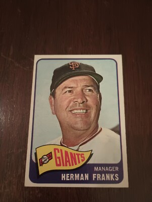 1965 Topps #32 Herman Franks (NRMT+) | eBay