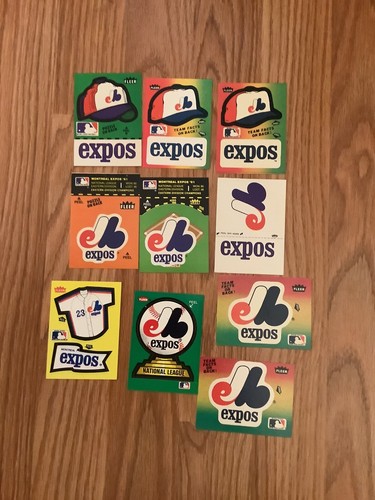 1982-1986 Fleer MLB Montreal Expos Team Logo Stickers. Lot Of 10 | eBay
