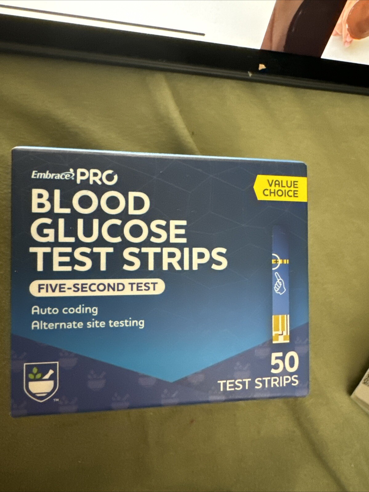 Embrace Pro Blood Glucose Test Strips - 50 Strips Total - Exp05/2025 | eBay